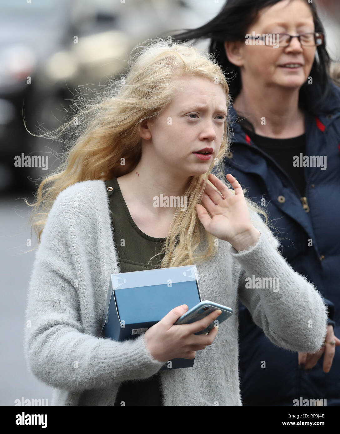Georgina lochrane arrives at the high court in glasgow hi-res stock ...