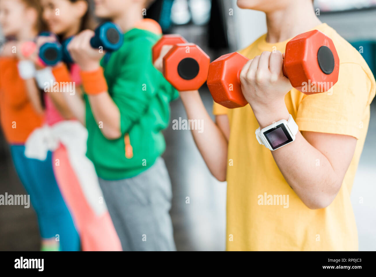 Kids training hi-res stock photography and images - Alamy