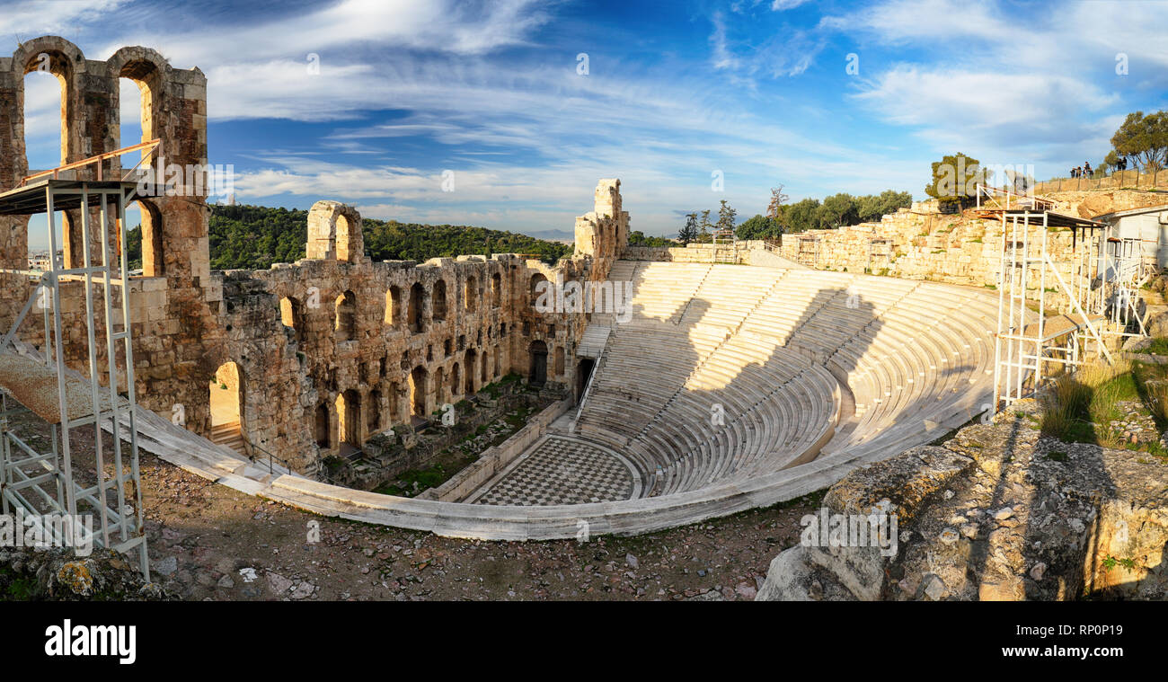 Greek theater scene ancient hi-res stock photography and images - Alamy