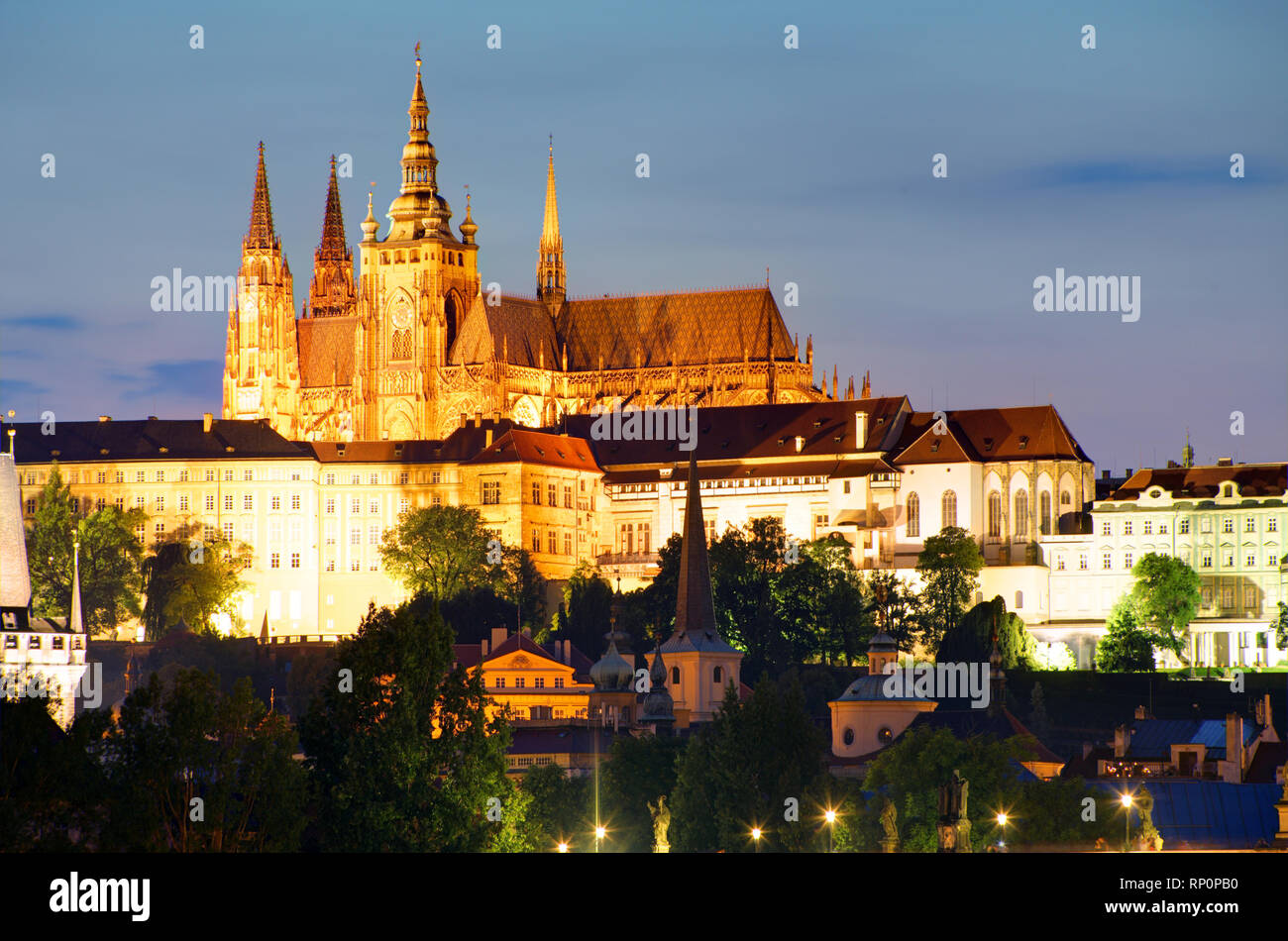 Prague czech republic castle hi-res stock photography and images - Alamy