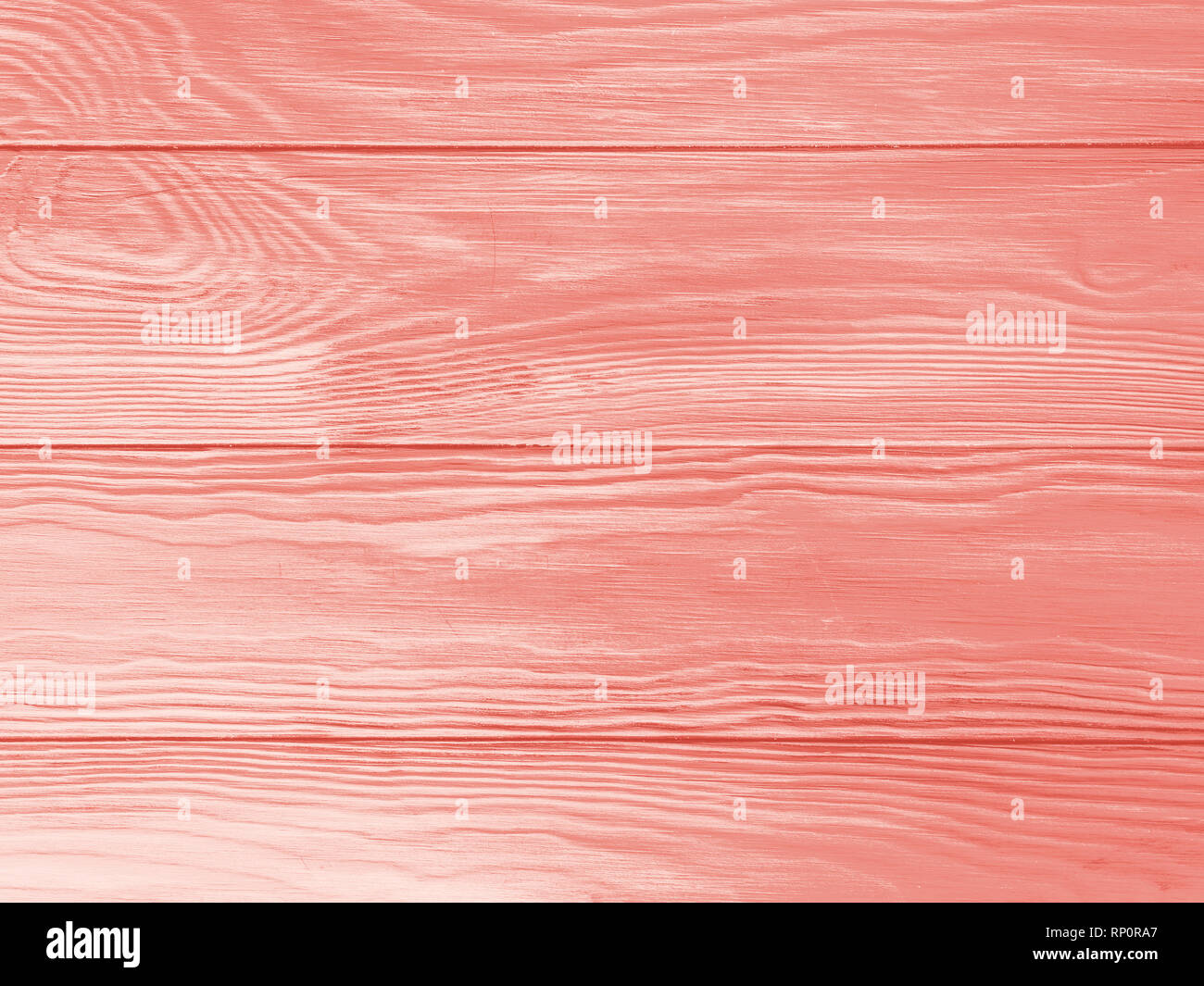 Pink coral color toned empty wooden textured background Stock Photo - Alamy