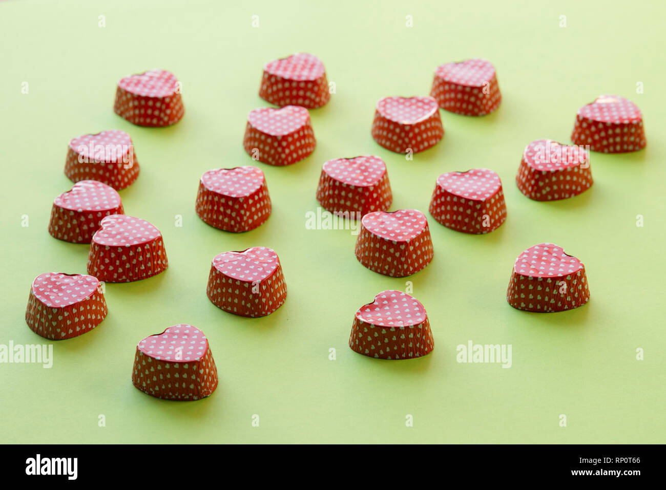 Teamwork concept made with hearts Stock Photo - Alamy
