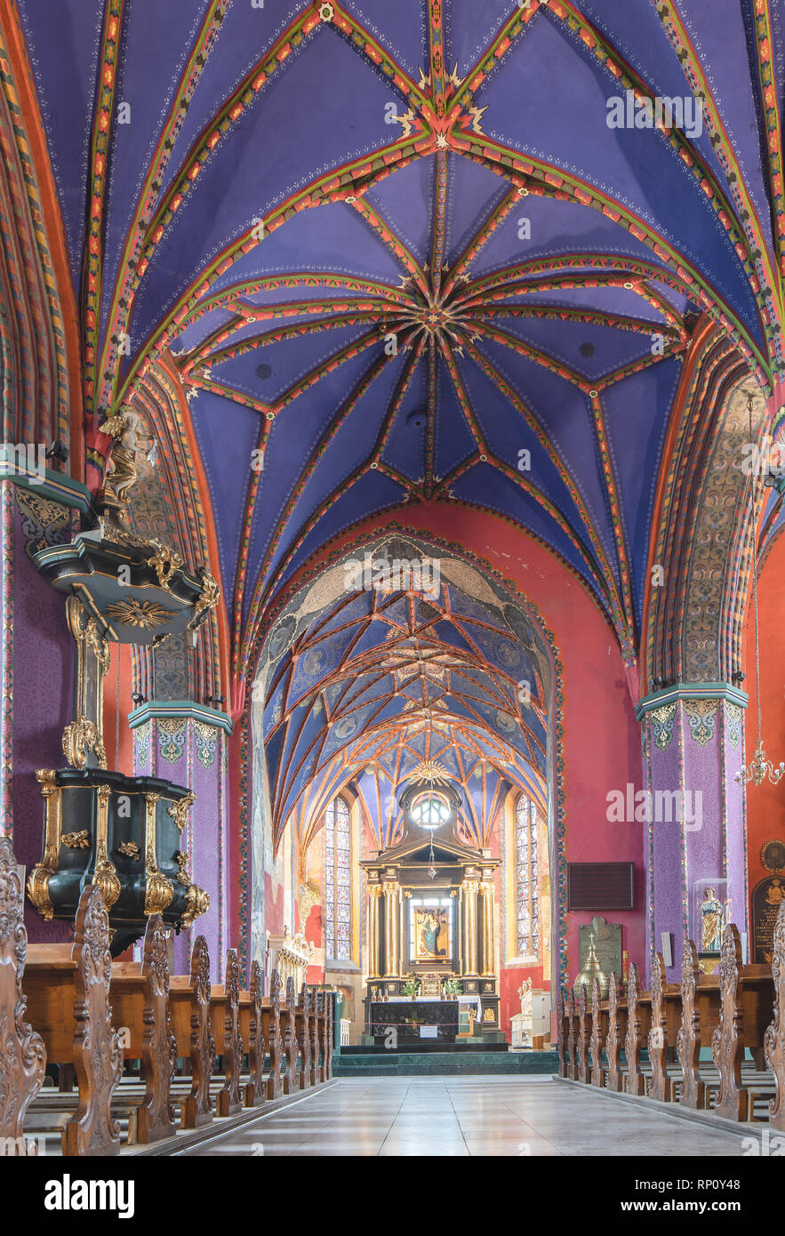 Inside Catholic Church In Poland High Resolution Stock Photography and ...