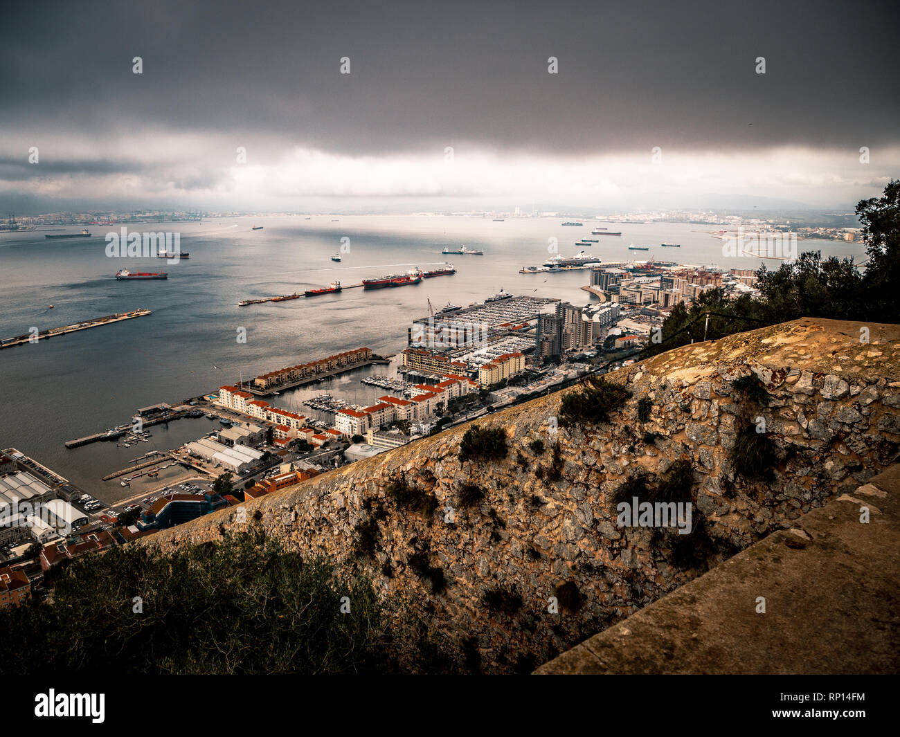 Gibraltar Aerial Stock Photos & Gibraltar Aerial Stock Images - Alamy