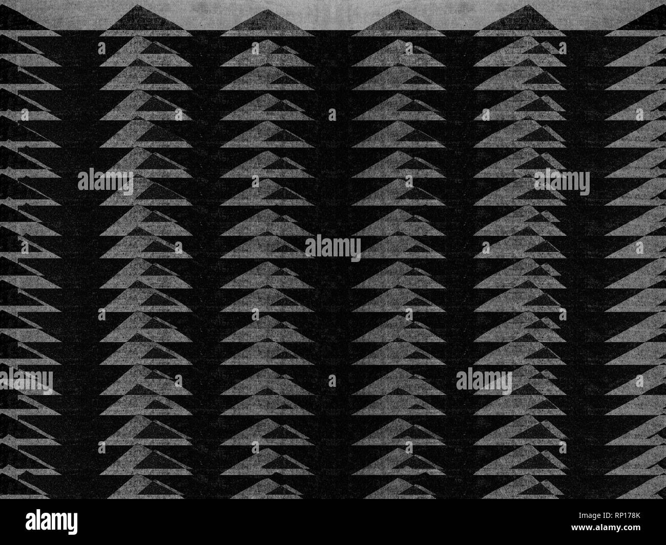 Zig zag design - black and white design element - triangle geometric ...