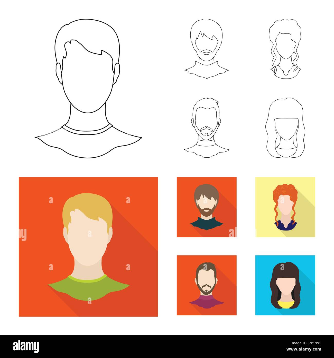 Vector illustration of professional and photo icon. Set of professional ...