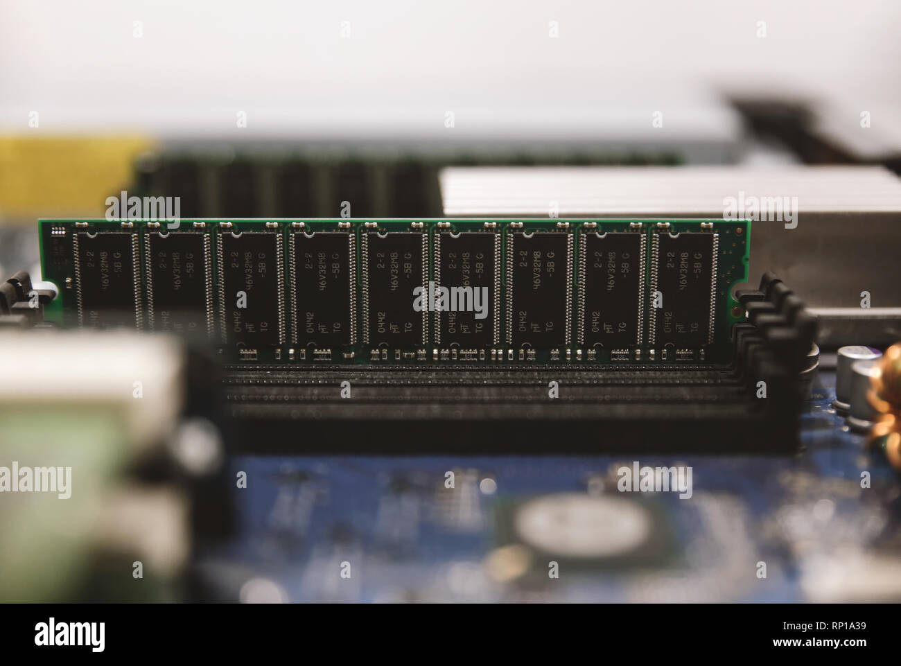Computer Server Hardware Motherboard RAM Stock Photo - Alamy