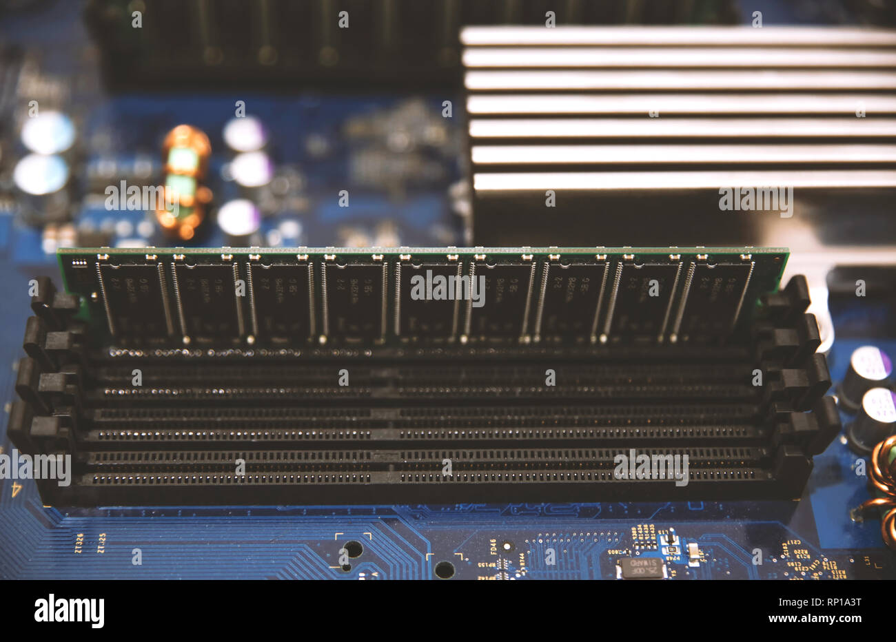Computer Server Hardware Motherboard RAM Stock Photo - Alamy