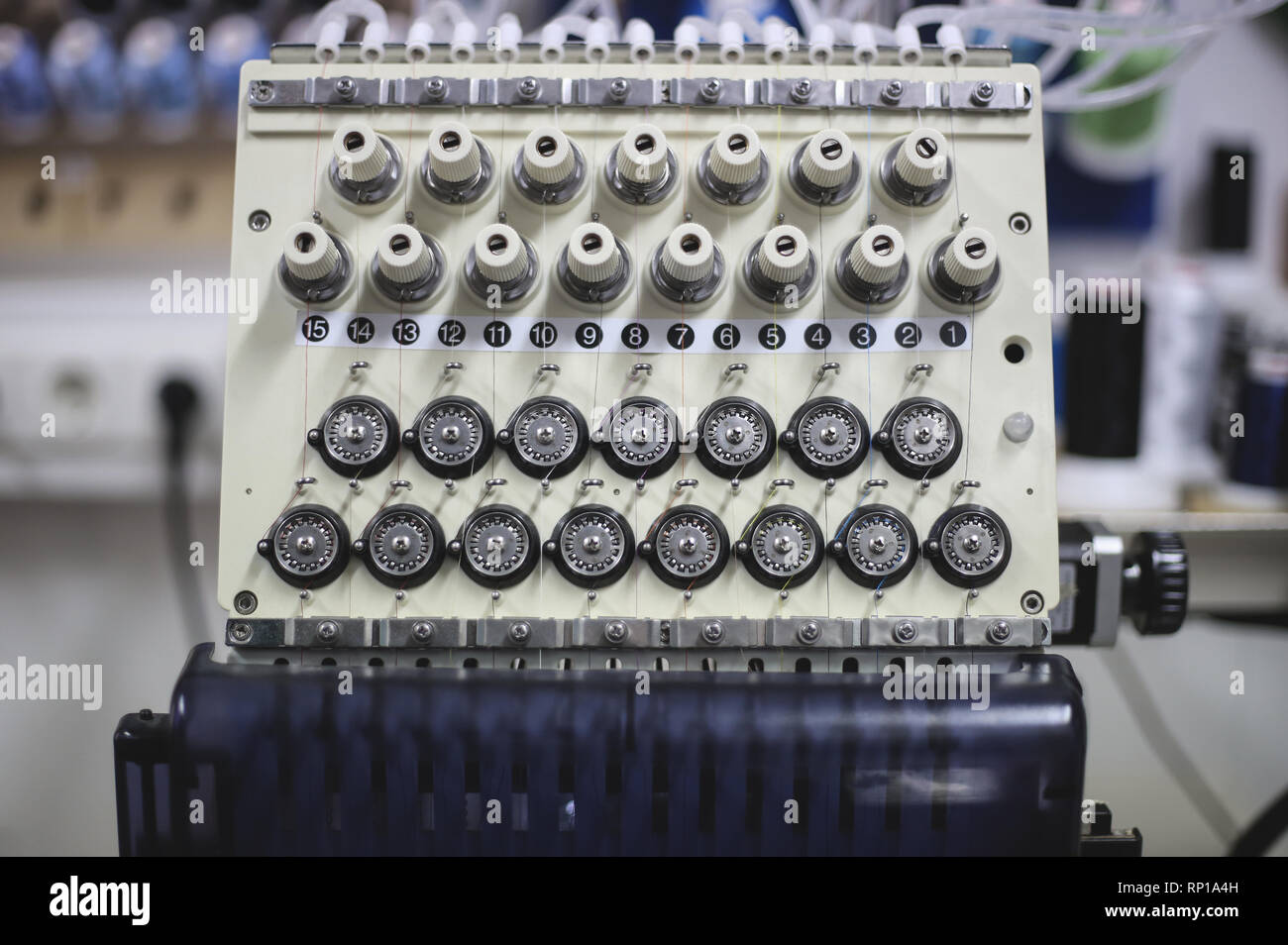 Industrial sewing machine Stock Photo - Alamy