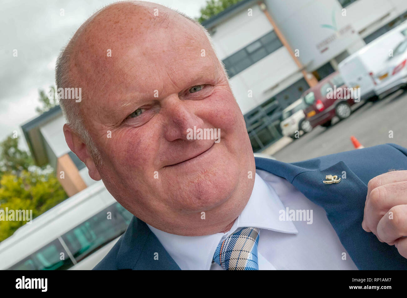 Steve Dumbell of Knowsley Deveopment Trust who received the Queens ...