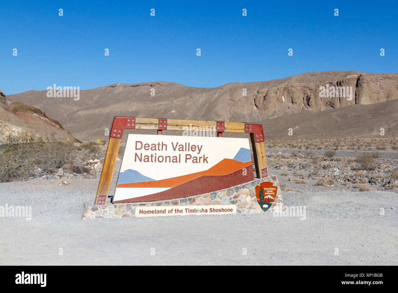 Entrance to the death valley national park hi-res stock photography and ...