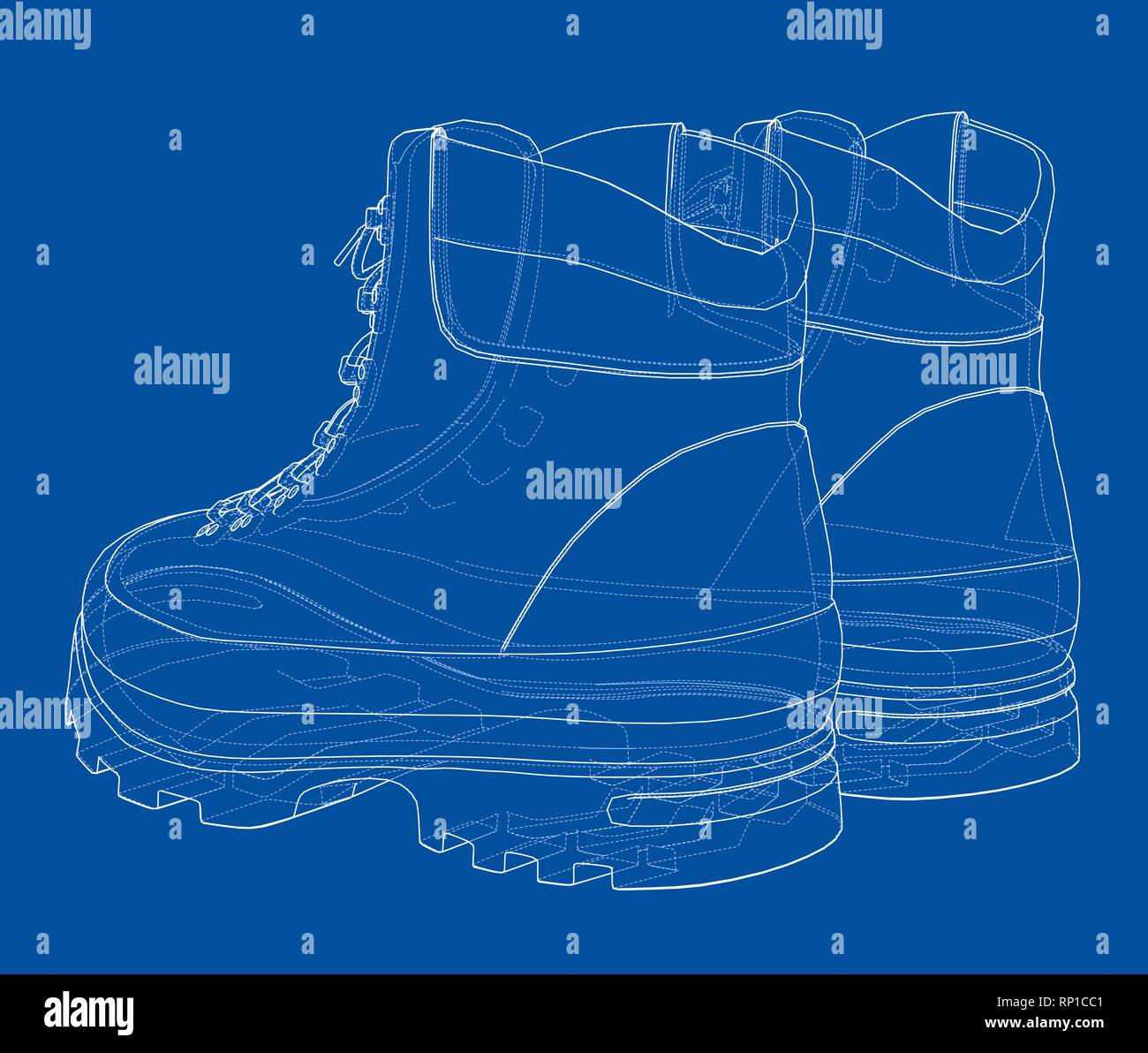 Boots icon line simple Stock Vector Images - Alamy