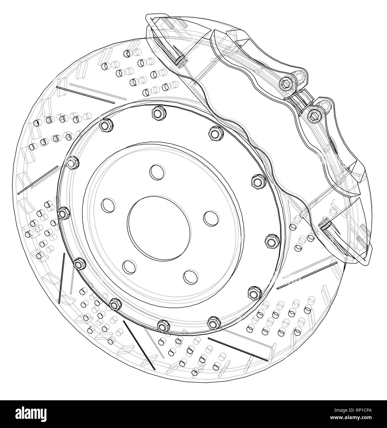 Braking detail Stock Vector Images - Alamy