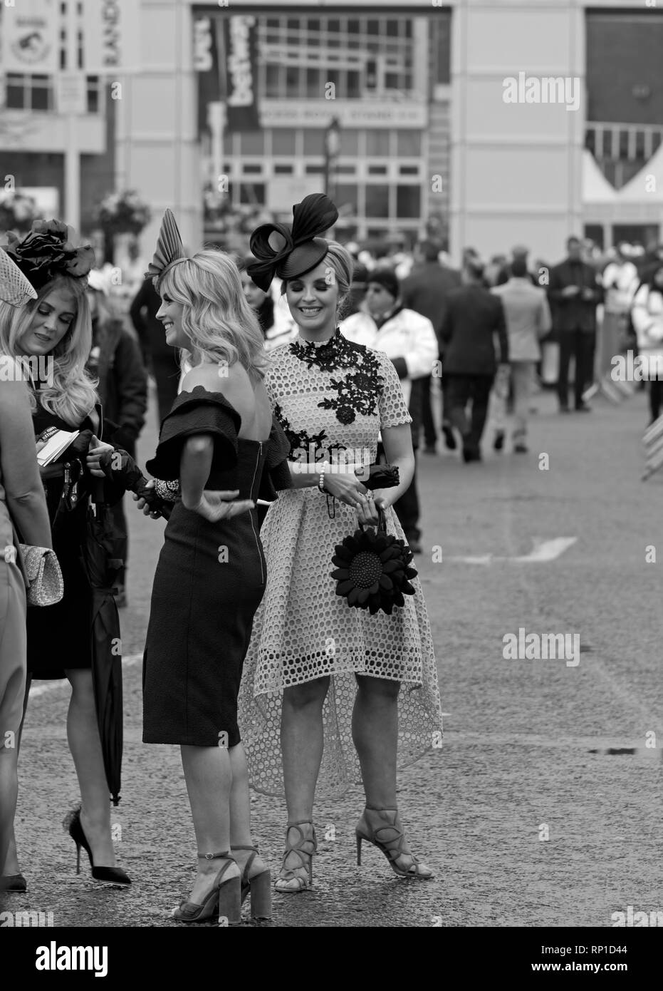 The girls are all dressed up in their finest for a day out at The ...