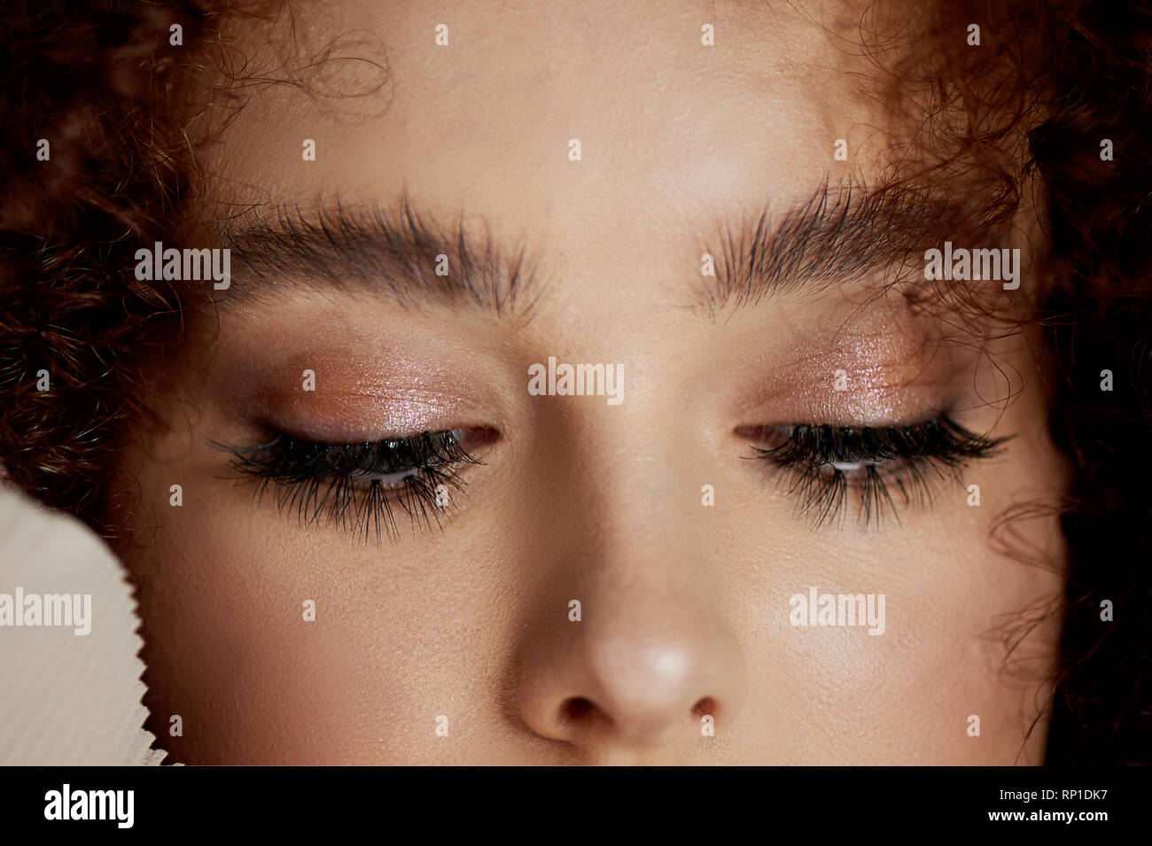 Lush eyelashes hi-res stock photography and images - Alamy