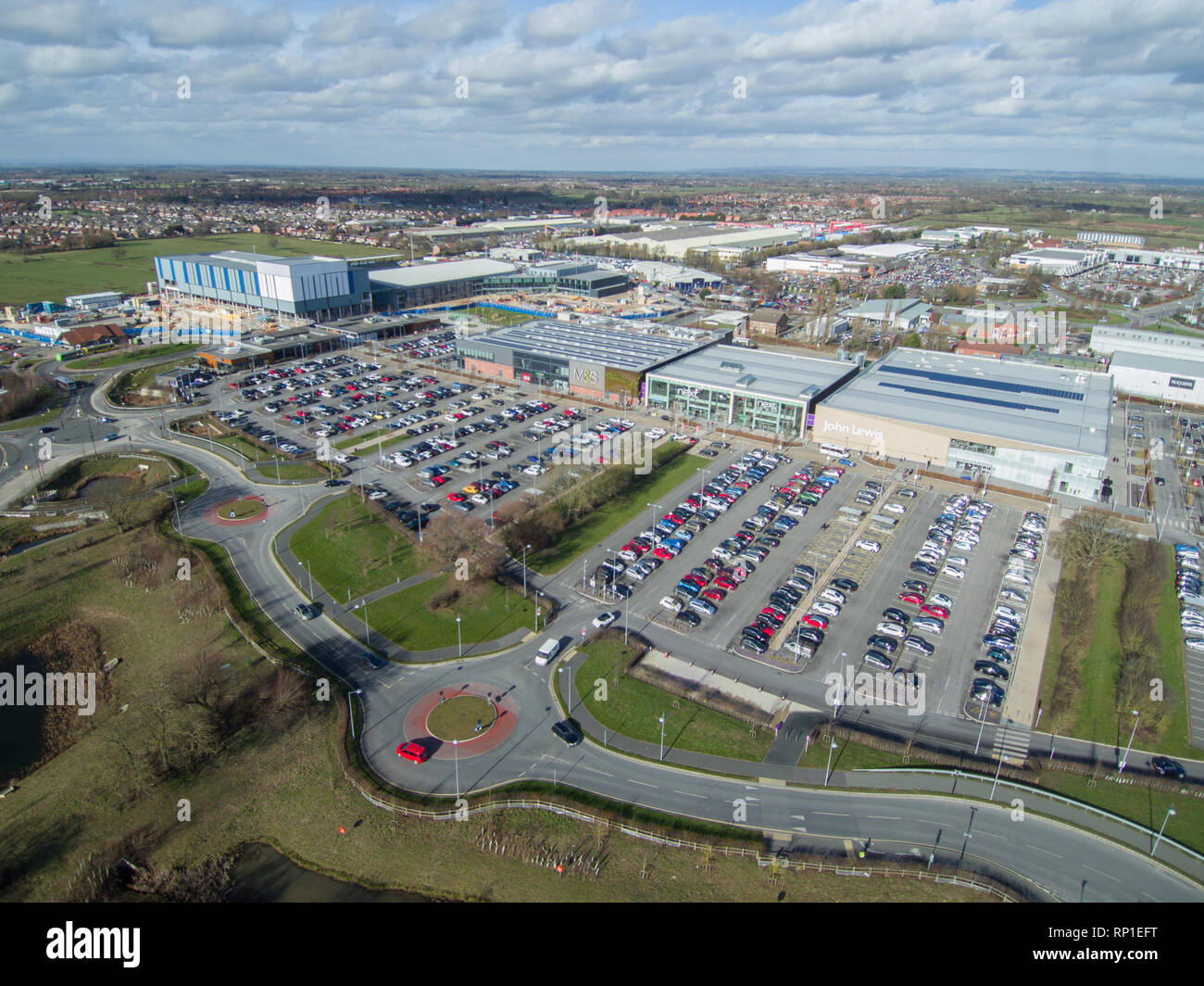 Vangarde Shopping Park, York Stock Photo - Alamy