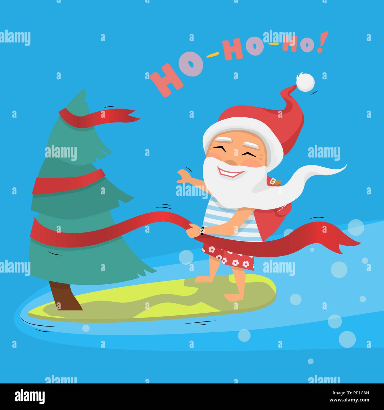 Blue christmas card gifts Stock Vector Images - Alamy