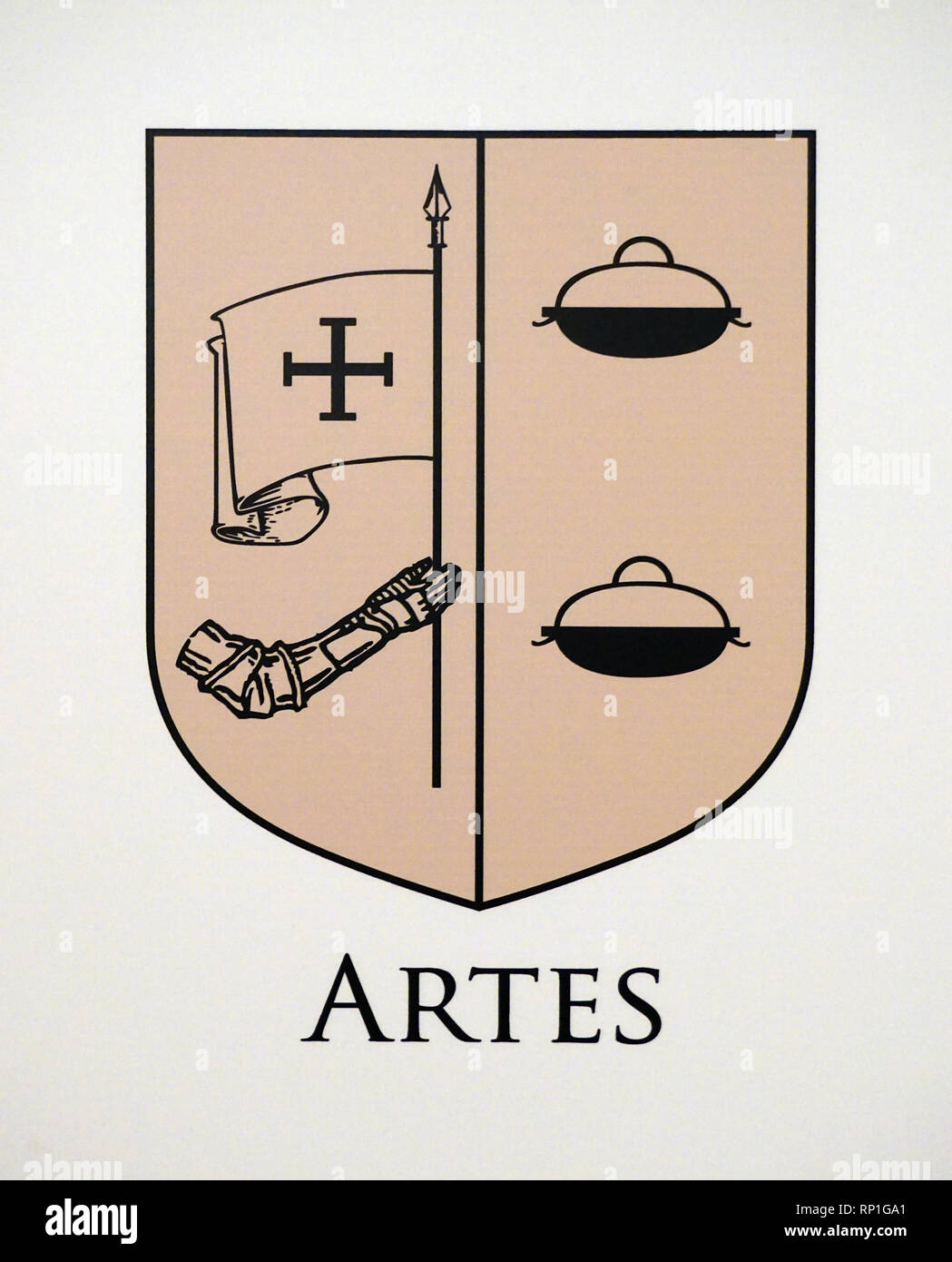 Artes Family coat of Arms or ''Important '' people coat of arms or City ...