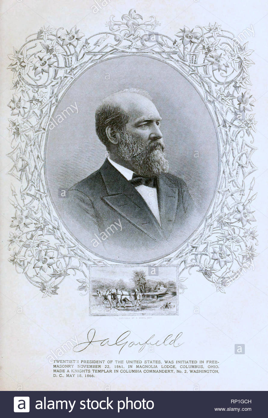 James Abram Garfield, 1831 – 1881, was the 20th president of the United ...