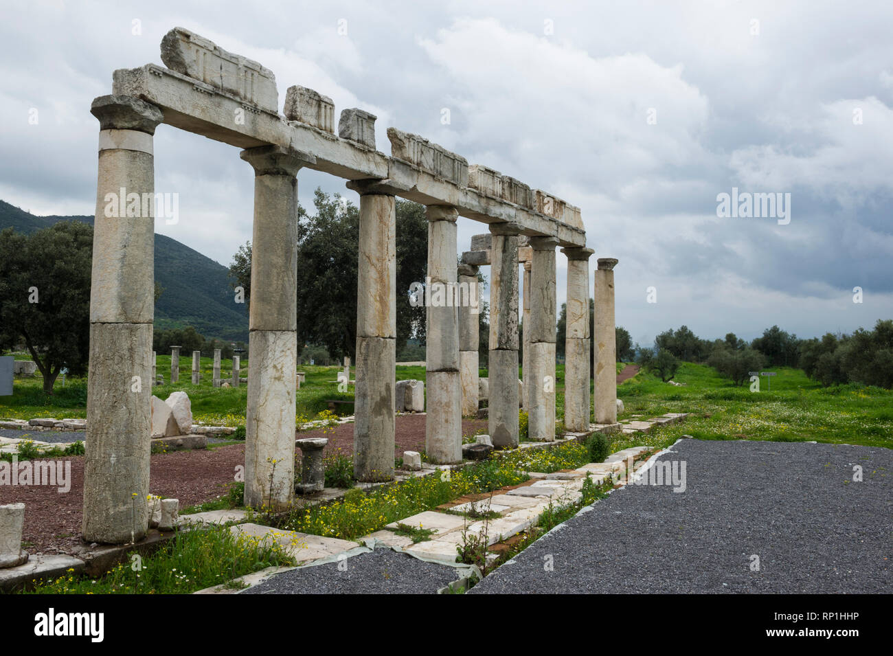 Ancient Messene, Greece Stock Photo - Alamy
