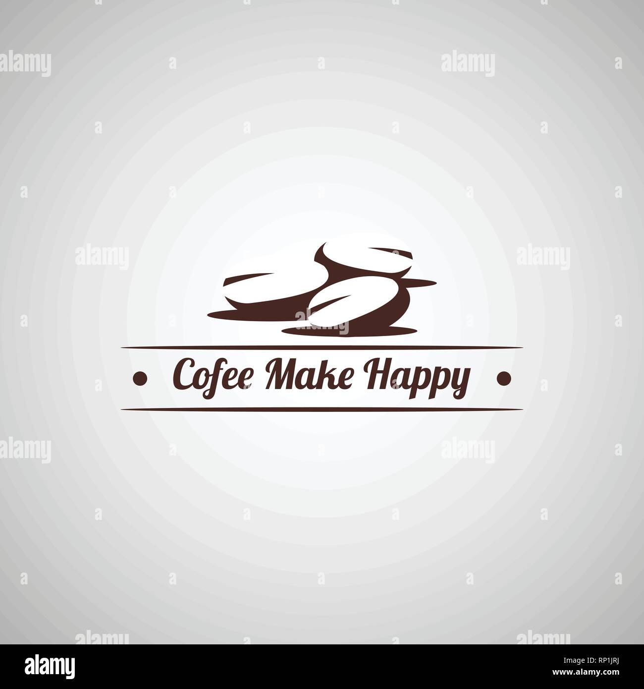 Vintage Coffee shop logo vector illustration. Espresso coffee icon ...