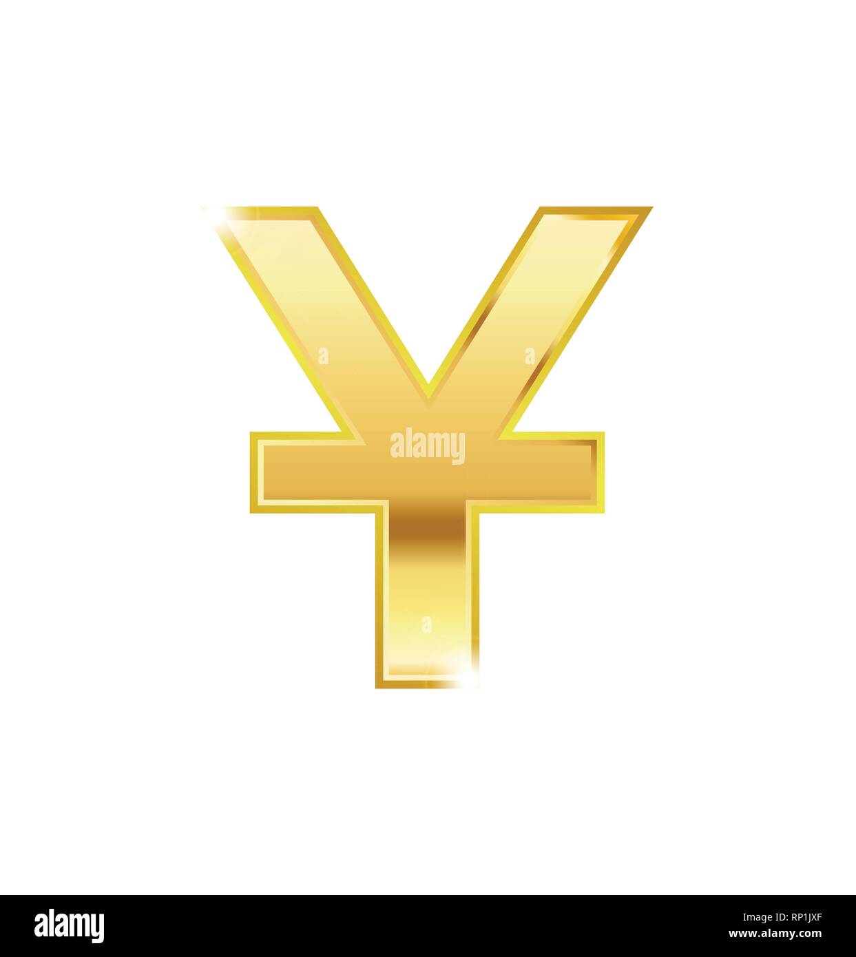 Yuan symbol vector vectors hi-res stock photography and images - Alamy