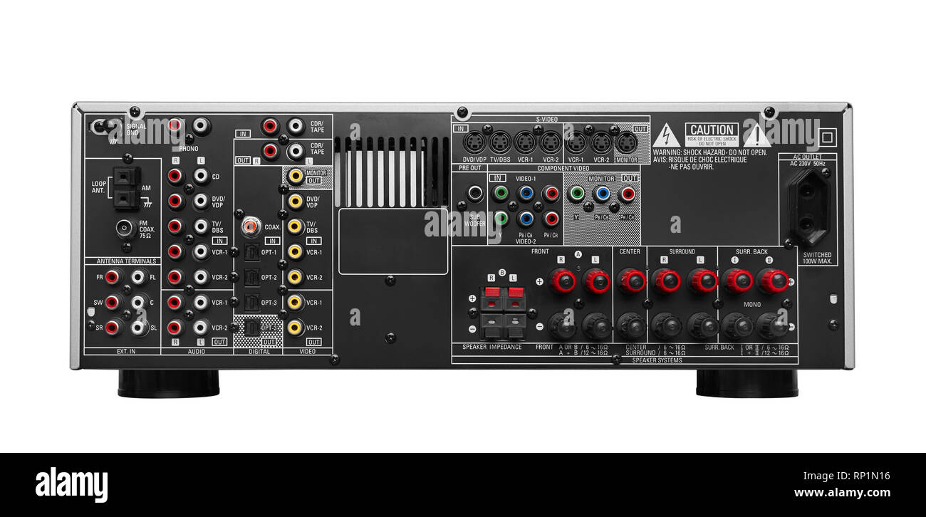 Av receiver hi-res stock photography and images - Alamy