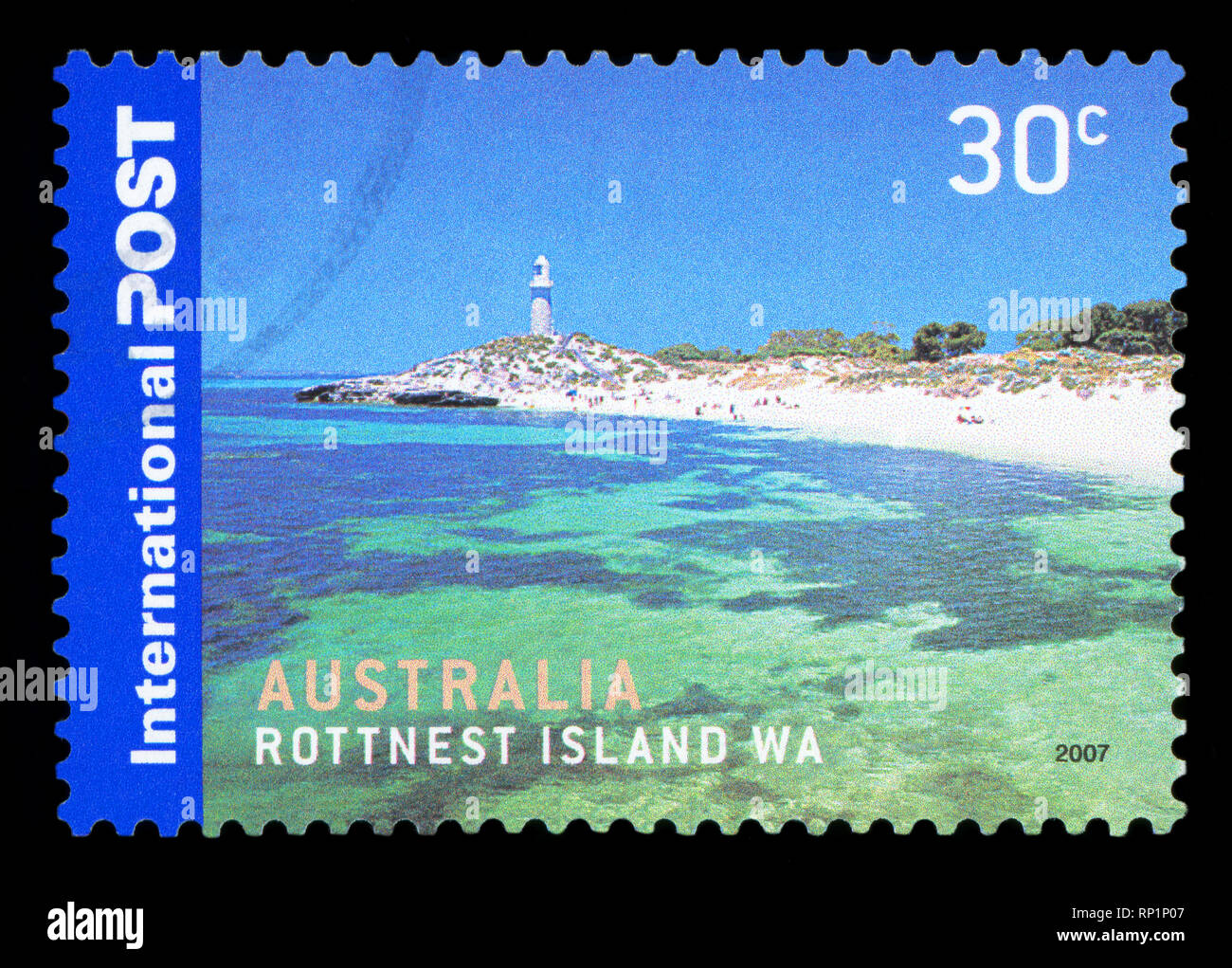 AUSTRALIA - CIRCA 2007: A stamp from Australia shows image of Rottnest ... AUSTRALIA - CIRCA 2007: A stamp from Australia shows image of Rottnest ...