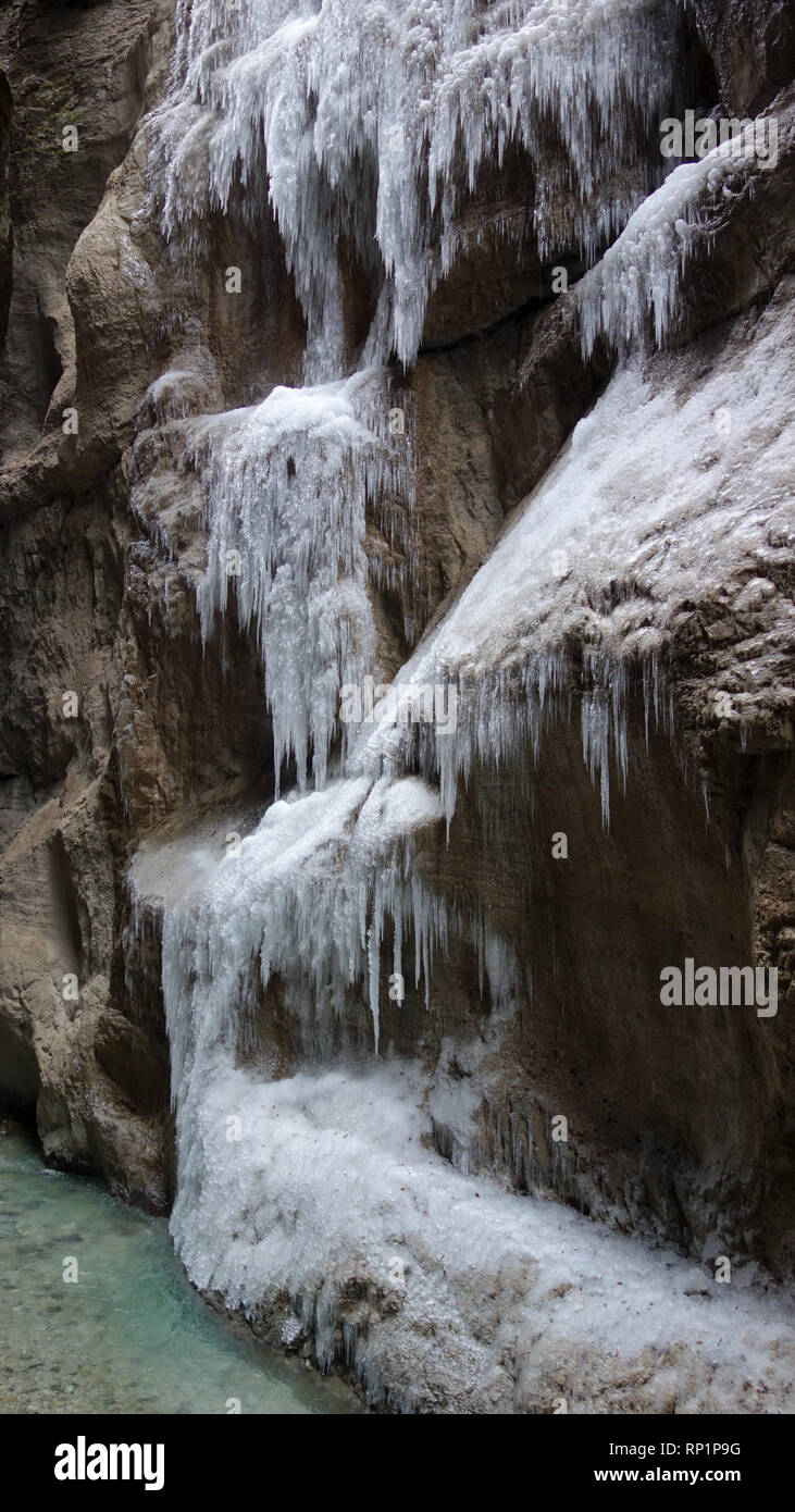 Partnachklamm winter hi-res stock photography and images - Alamy