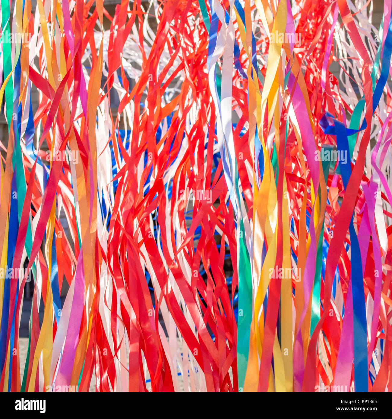Multicolored ribbons hi-res stock photography and images - Alamy