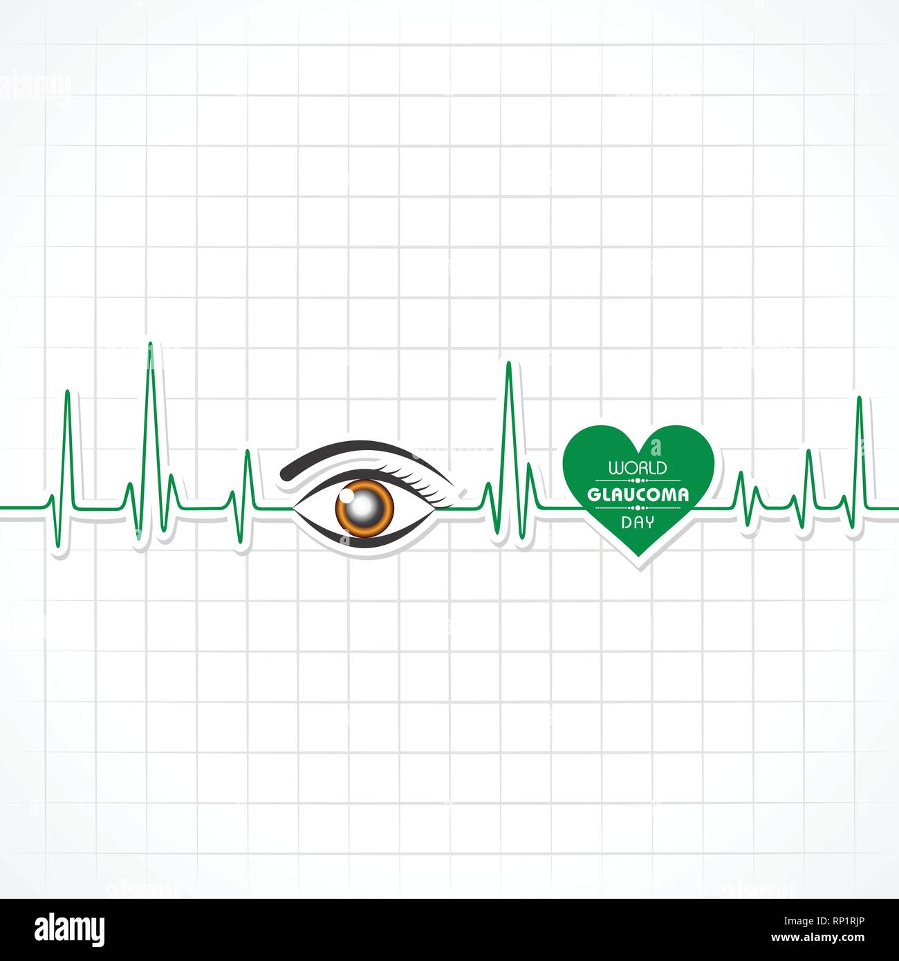 Vector illustration of a Background for World Glaucoma Day- 12 March ...
