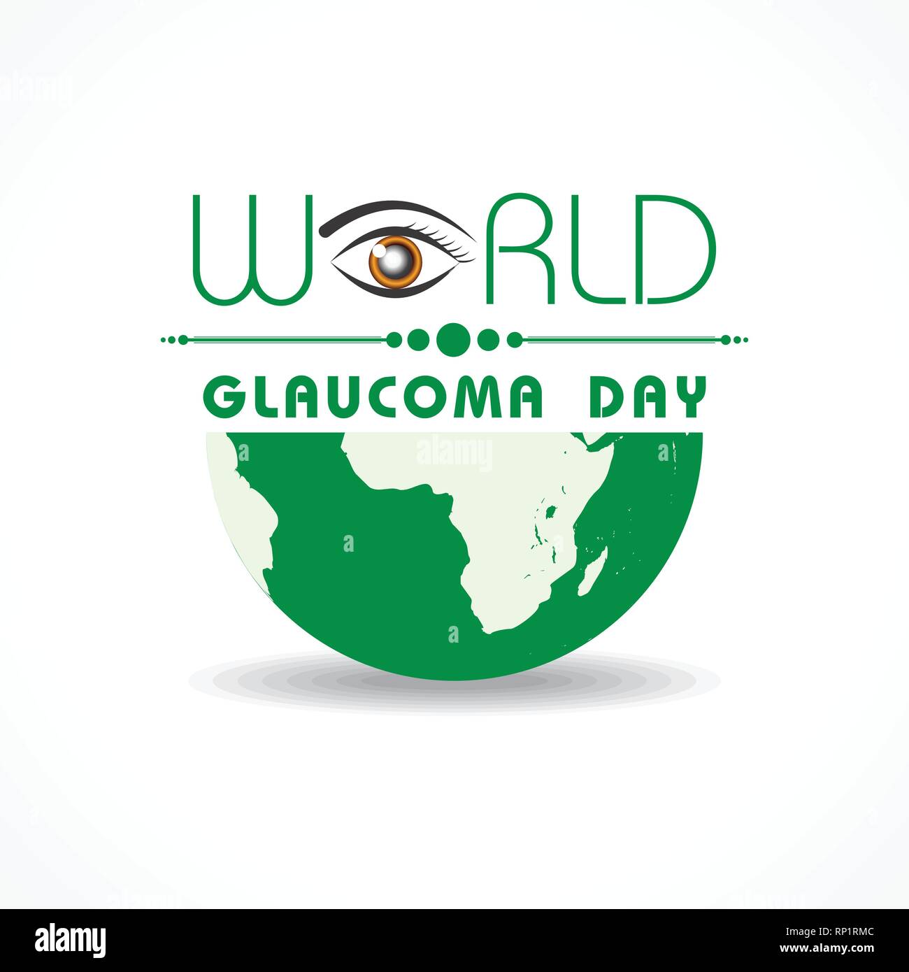 Vector illustration of a Background for World Glaucoma Day- 12 March ...