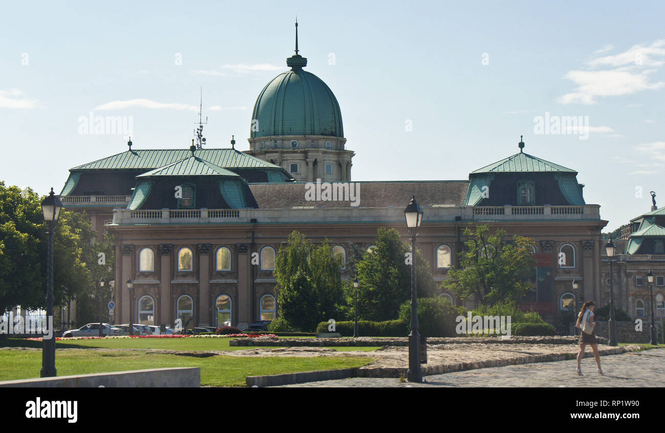 View of the Buda Castle, Royal Palace, Budapest Stock Photo - Alamy