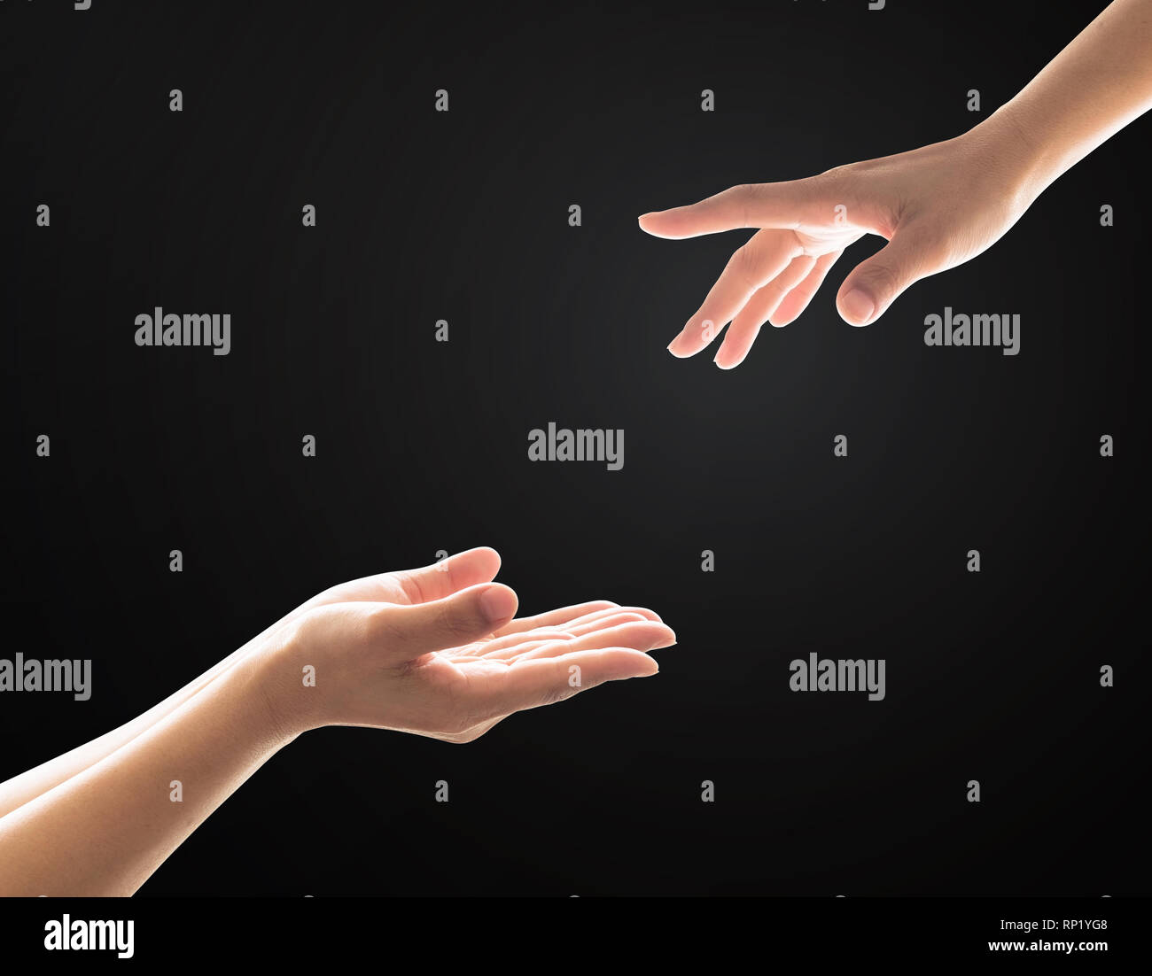 Receiving gesture hi-res stock photography and images - Alamy