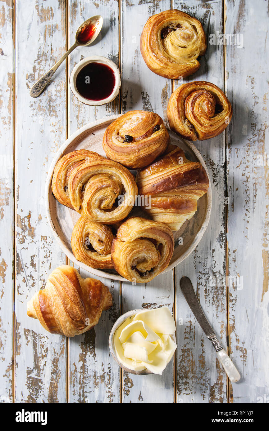 Puff pastry buns Stock Photo - Alamy
