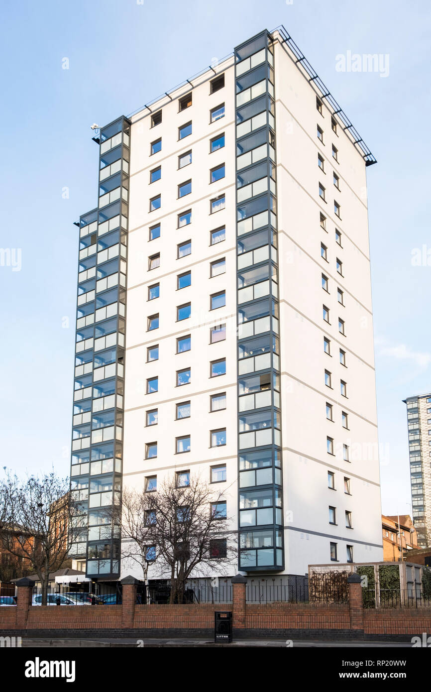 Tower block, Nottingham, England, UK Stock Photo - Alamy