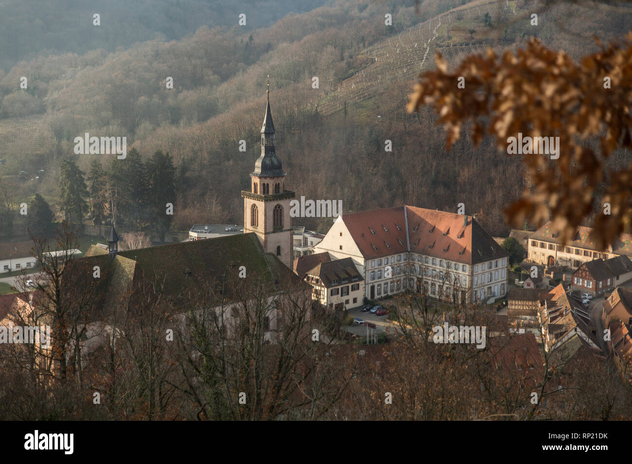 Andlau, Alsace, France Stock Photo - Alamy