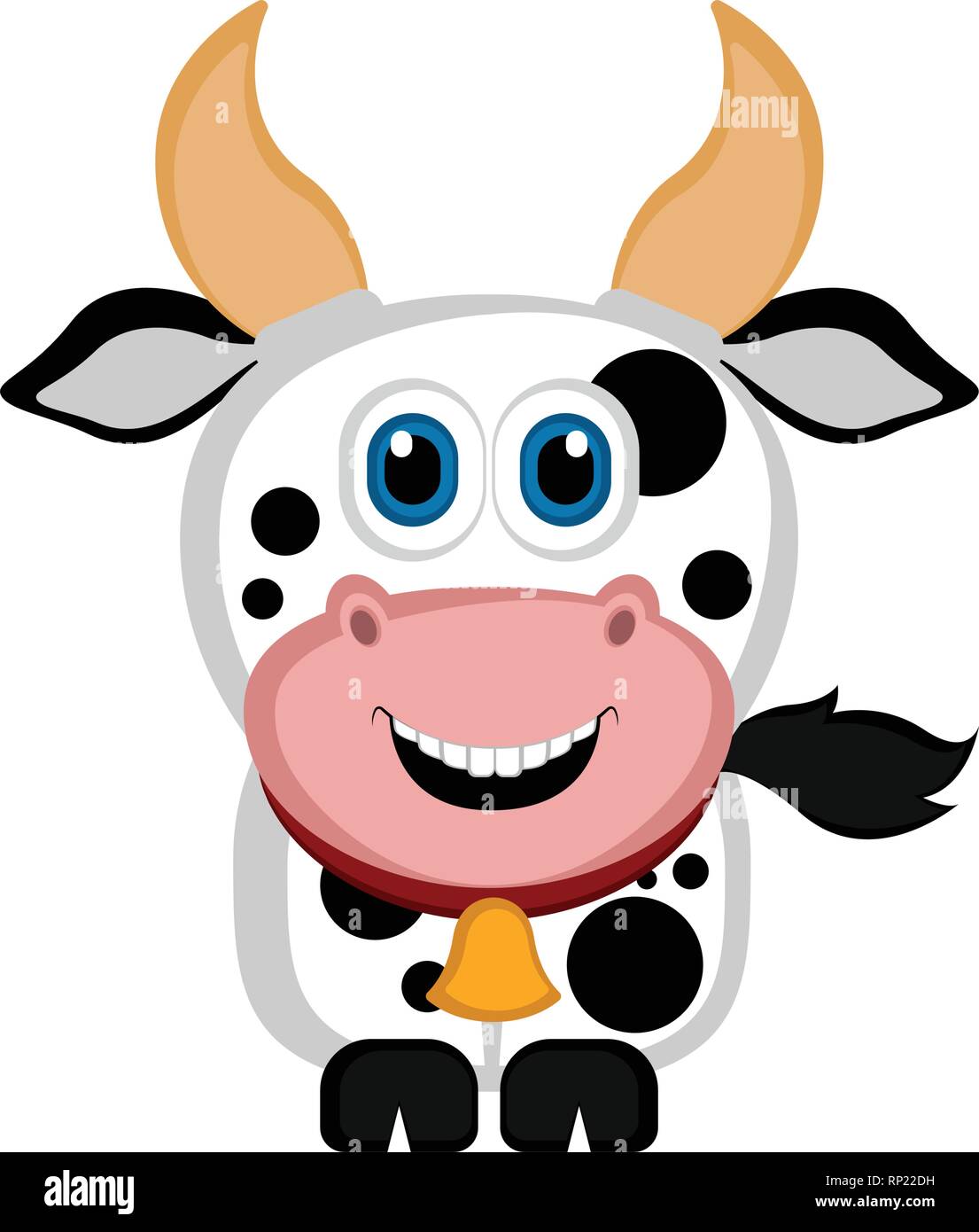 Isolated cute cow Stock Vector Image & Art - Alamy