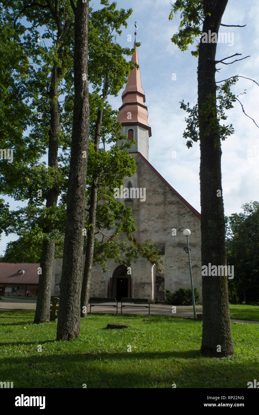 Image of a church in the middle of trees Stock Photo - Alamy