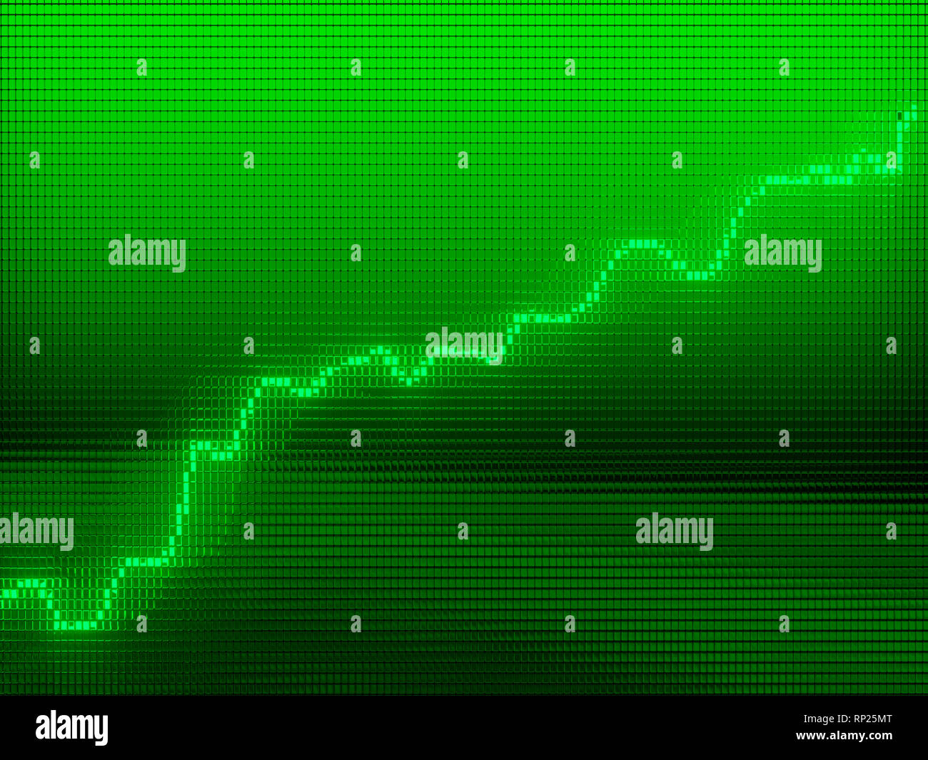 Green Graph moving up chart as growth and business success 3d render ... Green Graph moving up chart as growth and business success 3d render ...