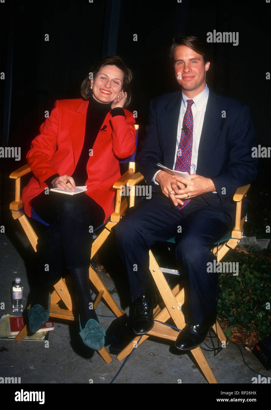 VAN NUYS, CA - JANUARY 13: Journalist Cynthia McFadden and journalist ...