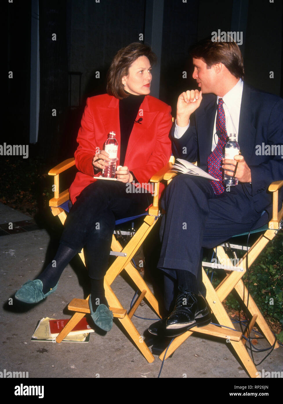 VAN NUYS, CA - JANUARY 13: Journalist Cynthia McFadden and journalist ...