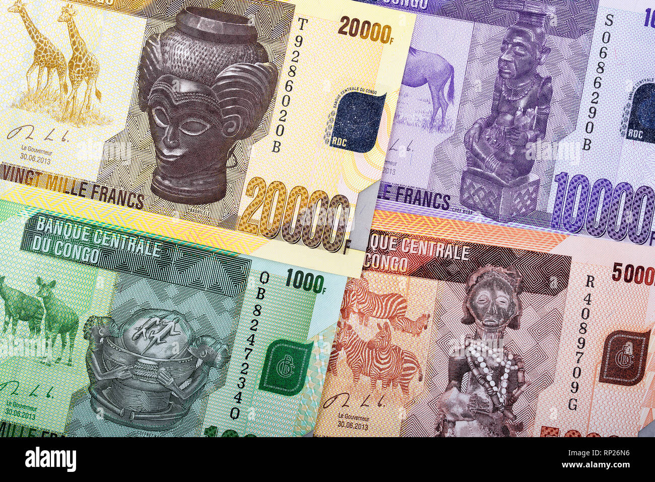 Congolese Franc a business background Stock Photo - Alamy