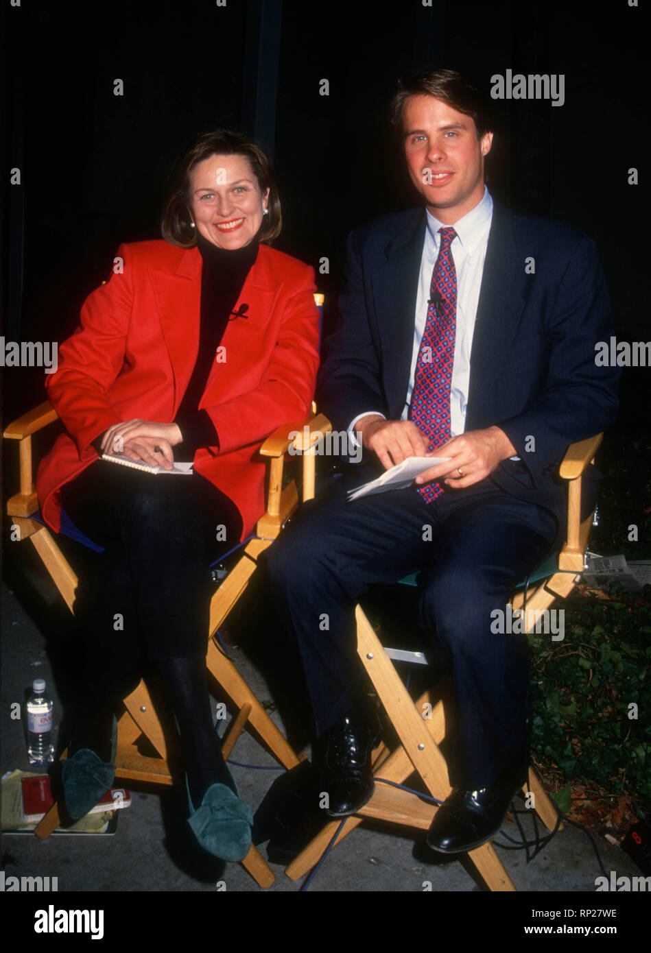 VAN NUYS, CA - JANUARY 13: Journalist Cynthia McFadden and journalist ...