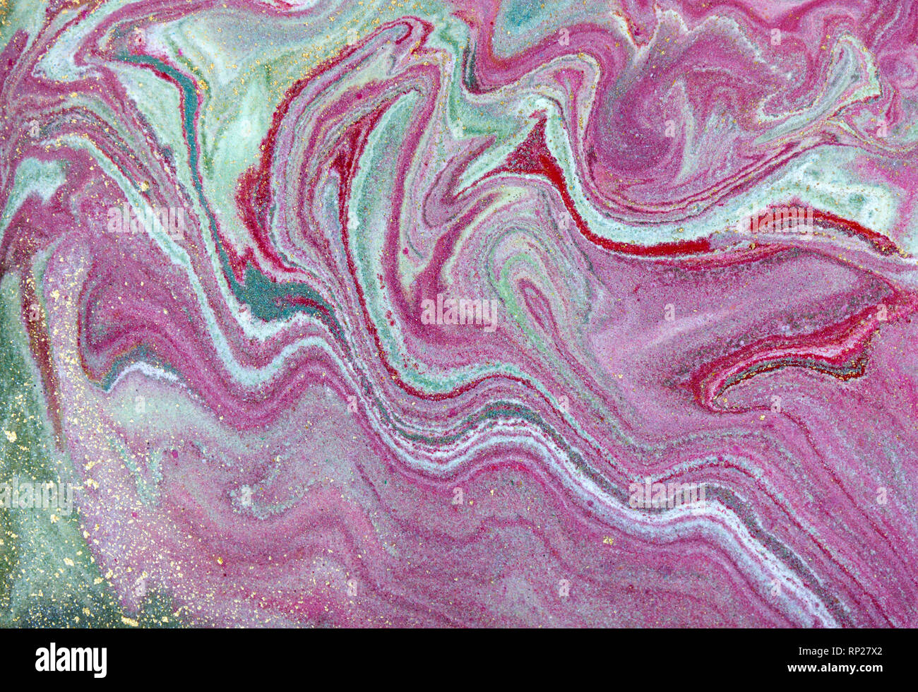 Pink and gold marbling pattern. Golden marble liquid texture Stock ...