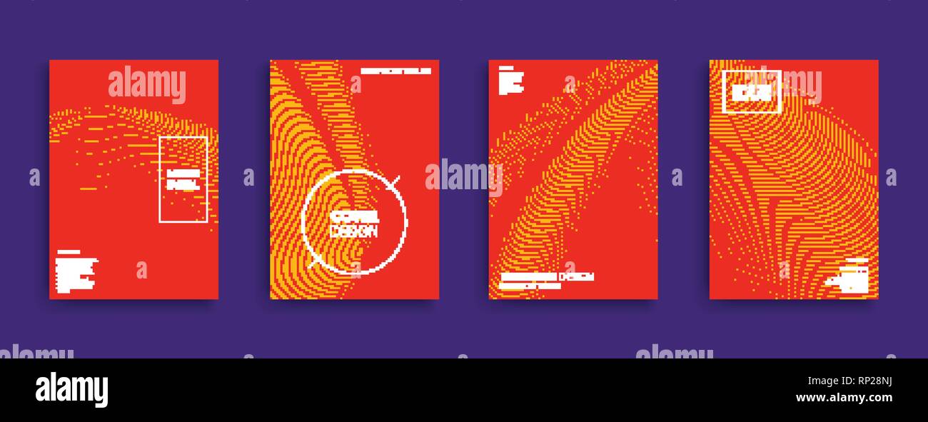 Minimal Vector cover designs. Future Poster template Stock Vector Image ...