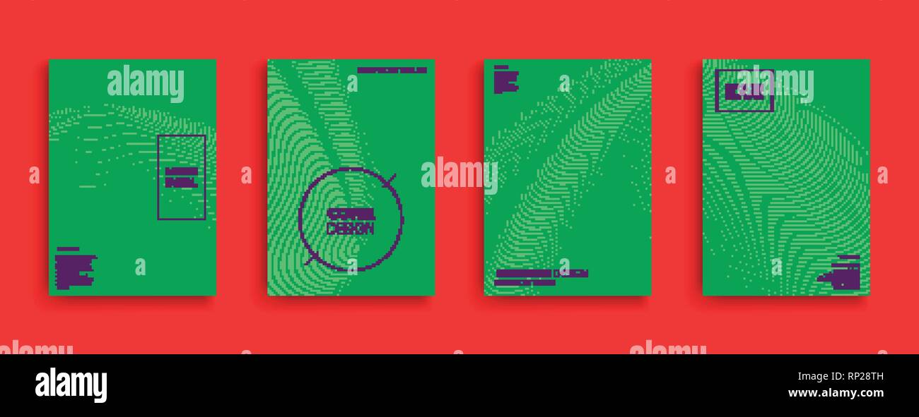 Minimal Vector cover designs. Future Poster template Stock Vector Image ...