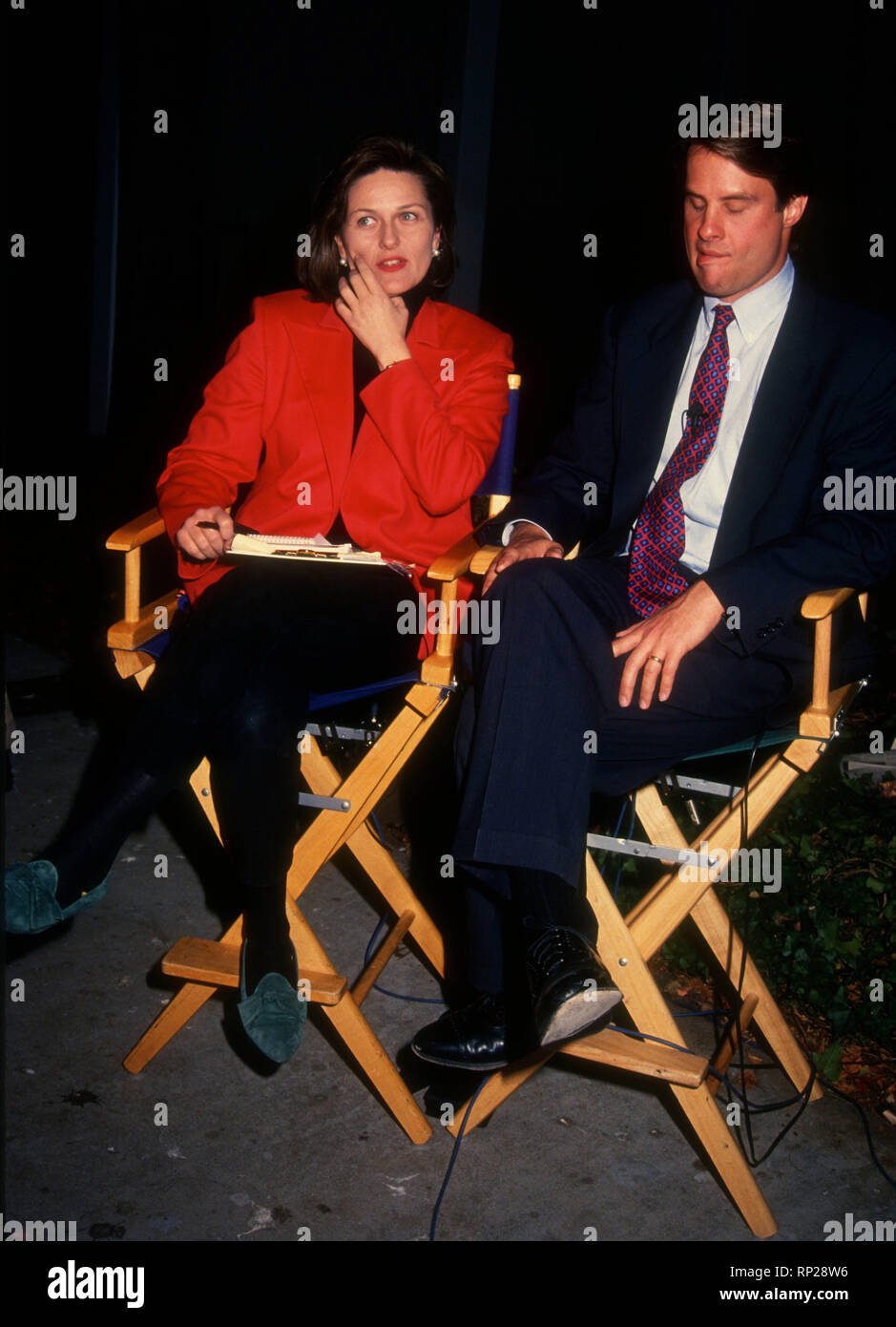 VAN NUYS, CA - JANUARY 13: Journalist Cynthia McFadden and journalist ...