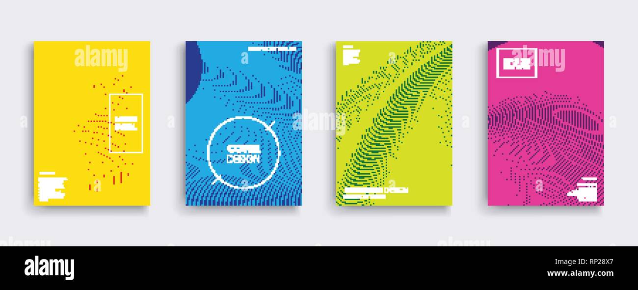 Minimal Vector cover designs. Future Poster template Stock Vector Image ...