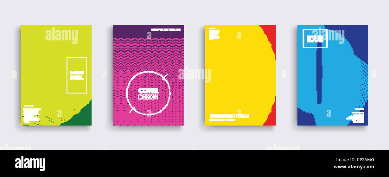 Minimal Vector cover designs. Future Poster template Stock Vector Image ...